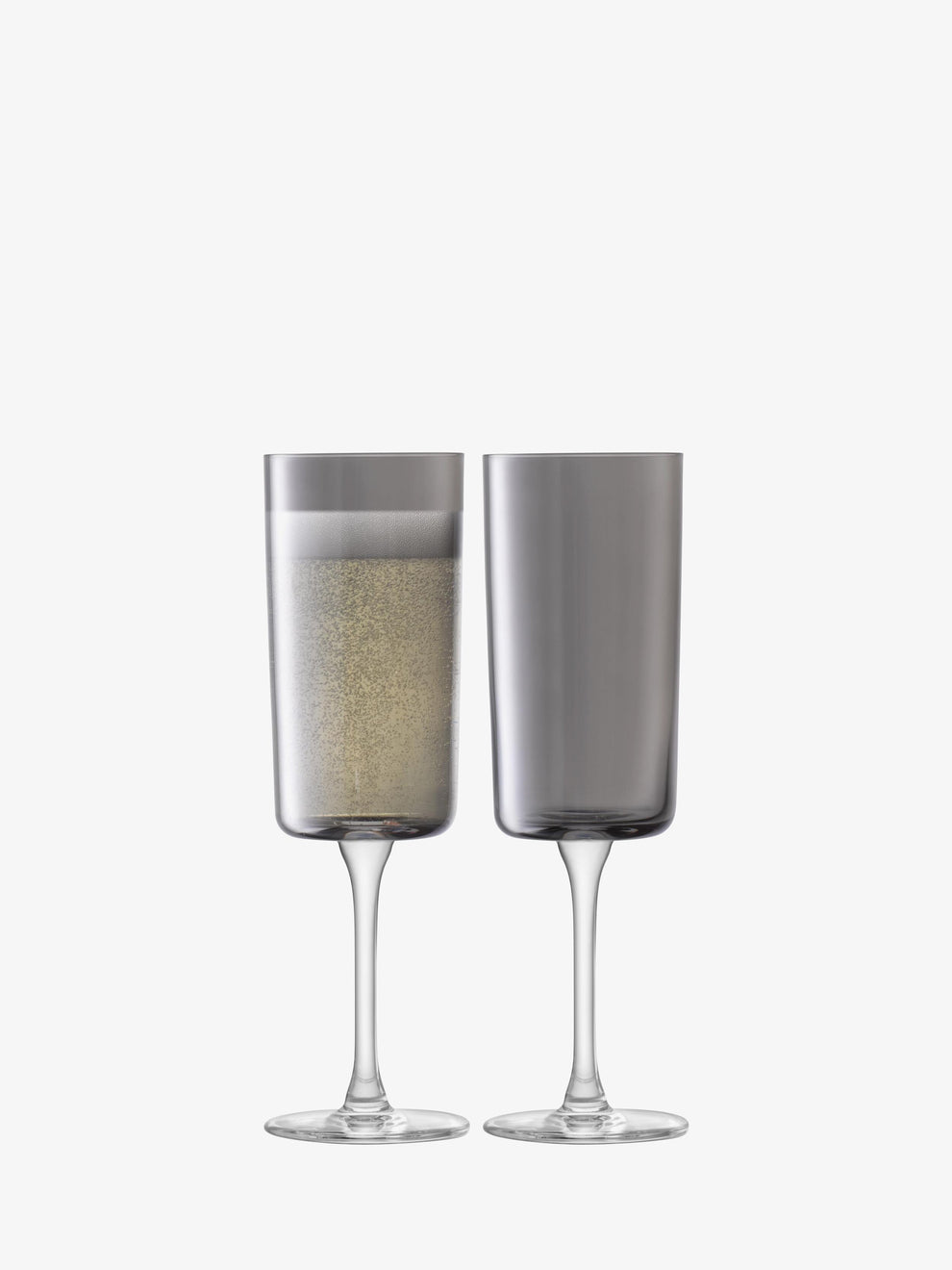 LSA Lunar Champagne Flute 210ml - Set of 2 – Papyrus